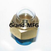 China Brass Oil Level Sight Glass Indicator 3/8 Inch NPT Thread for Vacuum Pump Compressor for sale