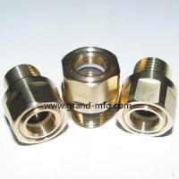 China Brass Oil Level Sight Glass M16 M18 M26 M27x1.5 Metric Thread with SS304 Reflector for sale