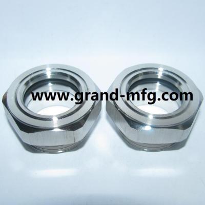 China M36x1.5 Stainless Steel Oil Level Sight Glass 304 5-120 Bar Industrial Equipment Knob Type for sale