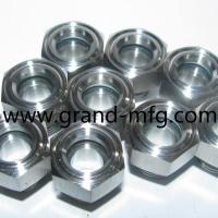 China Stainless Steel Sight Glass 1/2 to 2 Inch NPT BSP Thread Oil Level Gauge 5 Bar for sale