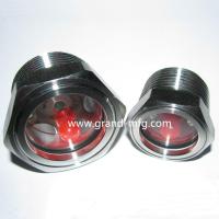 China Stainless Steel Bullseye Sight Glass 1-1/2 Inch BSP Thread 5-10 Bar Industrial for sale