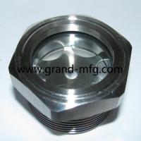 China SS304 NPT 1/4 High Pressure Oil Sight Glass 300PSI Liquid Level Indicator for Gearbox Reducer for sale