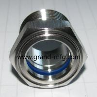 China M42x1.5 SS304 Oil Sight Window Stainless Steel 304 Super Clear Glass 5-120 Bar for sale