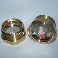 China Brass 1/2 Inch NPT Male Thread Oil Level Sight Glass Indicator for Pumps 5-10 Bar for sale