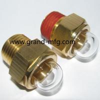 China Brass BSP G1/2 Domed Sight Glass Oil Level Indicator 5-10 Bar for sale
