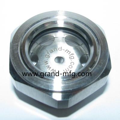 China NPT 3/4 Stainless Steel 304 Oil Sight Glass Window 5-120 Bar Industrial Equipment for sale