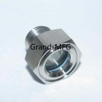China SS304 NPT 3/4 Sight Glass Oil Sight Window for Autoclave Reactor 5-120 Bar for sale