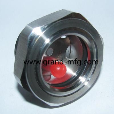 China Stainless Steel 304 Oil Sight Glass M27x1.5 Thread 5-120 Bar for Industrial Equipment for sale