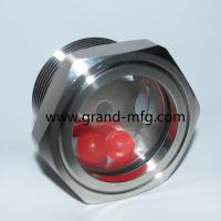 China NPT 2 inch radiator SS304 oil sight levels for visual inspection of flow liquid for sale