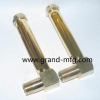 China Brass Oil Level Gauge with Floating Ball NPT 1/2 Inch 80mm to 600mm Distance for sale