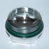 China Aluminum Oil Level Sight Glass BSP G1/2 G1/4 Thread 3mm Glass 5-10 Bar for sale