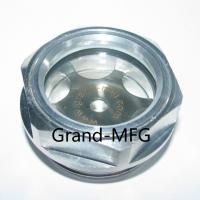 China Aluminum 1/4 Inch G Thread Liquid Level Sight Glass Natural Glass Window 5-10 Bar for sale