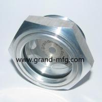 China Aluminum 1/4 Inch G Thread Liquid Level Sight Glass Natural Glass Window 5-10 Bar for sale