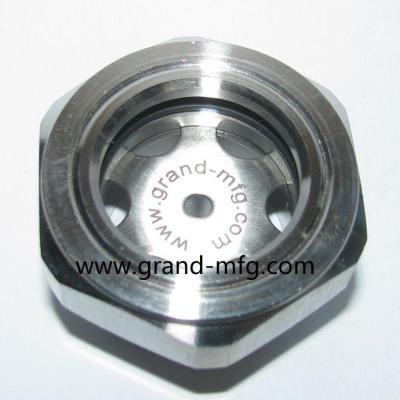 China Stainless Steel Bullseye Sight Glass 1 1/4 Inch BSP G Thread for Industrial Pumps 5-10 Bar for sale