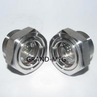China Stainless Steel 304 Oil Sight Glass 1/2 to 2 Inch NPT BSP Thread Fluid Level Indicator for sale