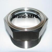 China Stainless Steel 304 Sight Glass NPT 1 1/4 Oil Level Indicator 5 Bar Pressure for sale