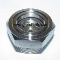 China NPT 2 inch radiator SS304 oil sight levels for visual inspection of flow liquid for sale