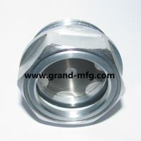 China Aluminum Anodized Oil Sight Glass M27x1.5 M18x1.5 Hex Screw-in Level Gauge 5-10 Bar for sale