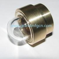 China Aluminum Oil Sight Glass NPT 1/2 Inch Clear Domed Hex Screw-In Level Gauge with Thread Lock for sale