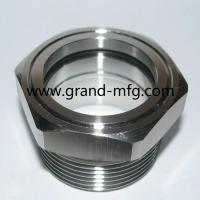 China Stainless Steel 304 Oil Level Sight Glass 1/2 to 2 Inch NPT BSP Thread Borosilicate Glass for sale