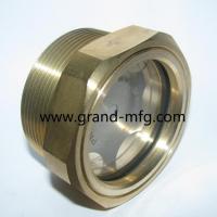 China NPT 3 Brass Oil Level Sight Glass 5-10 Bar Observation Evaporator Sight Glass OEM Service for sale
