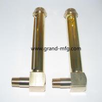 China Brass Oil Sight Glass M12x1.5 M14x1.5 M16x1.5 Liquid Level Gauge Indicator 80-600mm for sale