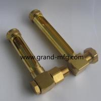 China Brass Oil Sight Glass M12x1.5 M14x1.5 M16x1.5 Liquid Level Gauge Indicator 80-600mm for sale