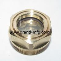 China Brass Oil Level Sight Glass NPT 3/4 Inch 5-10 Bar for Pump Lubrication System for sale