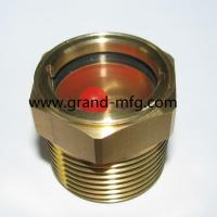 China Brass Liquid Level Gauge M16x1.5 M22x1.5 M42x1.5 with Tempered Glass Oil Level Sight Plug for sale