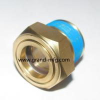 China Brass Hydraulic Oil Level Sight Glass NPT 1/4 1/2 Inch with SS304 Reflector 5-10 Bar for sale