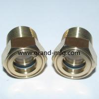 China Brass Aluminum Sight Flow Indicators M18 M27x1.5 M33x2 M60x2 5-10 Bar for Industrial Equipment for sale
