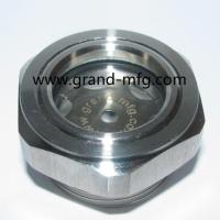 China BSP 1 inch Stainless Steel 304 Bullseye Sight Glass for Gearbox Oil Level 5-10 Bar for sale