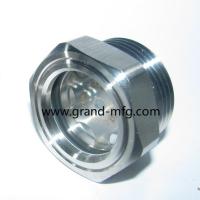 China BSP 1 inch Stainless Steel 304 Bullseye Sight Glass for Gearbox Oil Level 5-10 Bar for sale