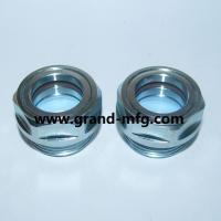 China Hexagon Steel Oil Sight Gauge 1/2 Inch BSP Thread Oil Level Indicator 10 Bar for sale