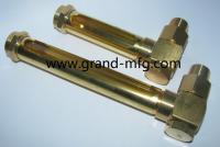 China Brass Sight Gauge Oil Level Indicator NPT BSP Thread 1/2 1/4 1/8 3/4 Inch for Gear Reducers for sale