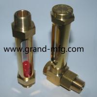 China Brass Tube M10 M12 M16 M18 Observation Oil Level Sight Gauges for Hydraulic Reservoir 80mm to 600mm for sale