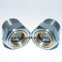 China Steel Oil Level Sight Glass Gauge 1/2 to 1-1/4 Inch NPT BSP Thread 5-10 Bar for sale