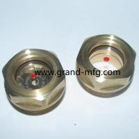 China Brass Oil Level Sight Glass 3/8 3/4 BSP G Thread 8MPa with SS304 Reflector for sale