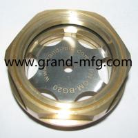 China Brass Oil Sight Glass 1 Inch NPT BSP Metric Thread Tempered Glass Level Gauge 5-10 Bar for sale