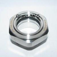 China SS304 Stainless Steel Oil Sight Glass 2 Inch BSP Thread 5-10 Bar Level Gauge for sale