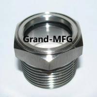 China 1 inch NPT Stainless Steel 304 Bullseye Oil Sight Glass 5-10 Bar High Pressure Gearbox Level Gauge for sale