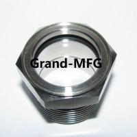 China Stainless Steel 304 Bullseye Sight Glass G1 BSP Thread Oil Level Gauge for Gearbox Reducer 5-10 Bar for sale