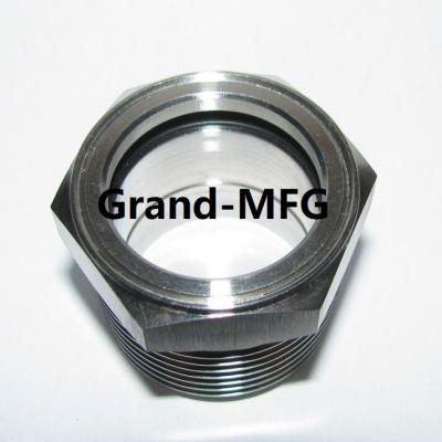 China Stainless Steel Liquid Sight Glass M27x1.5 G 3/4 High Pressure 10 Bar for sale