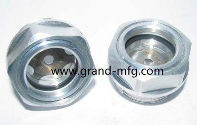 China Aluminum Oil Level Sight Glass M18 M20 M22 M24 Metric Thread 5-10 Bar for sale