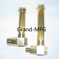China Brass Oil Level Sight Gauge 1/4 NPT BSP Thread for Hydraulic Reservoirs 80mm to 600mm for sale