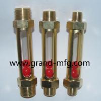 China Brass Oil Level Sight Gauge 1/4 NPT BSP Thread for Hydraulic Reservoirs 80mm to 600mm for sale