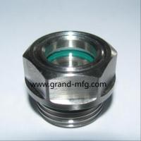 China SS304 NPT 1/4 High Pressure Oil Sight Glass 300PSI Liquid Level Indicator for Gearbox Reducer for sale