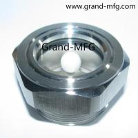 China Stainless Steel 304 Oil Sight Glass 1/2 to 2 Inch NPT BSP Thread Fluid Level Indicator for sale