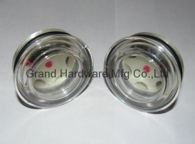 China Plastic Oil Level Gauge M10 to M42 Threaded Sight Glass for Hydraulic Reservoir for sale