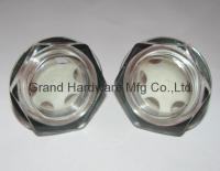 China Plastic Oil Level Gauge M10 to M42 Threaded Sight Glass for Hydraulic Reservoir for sale